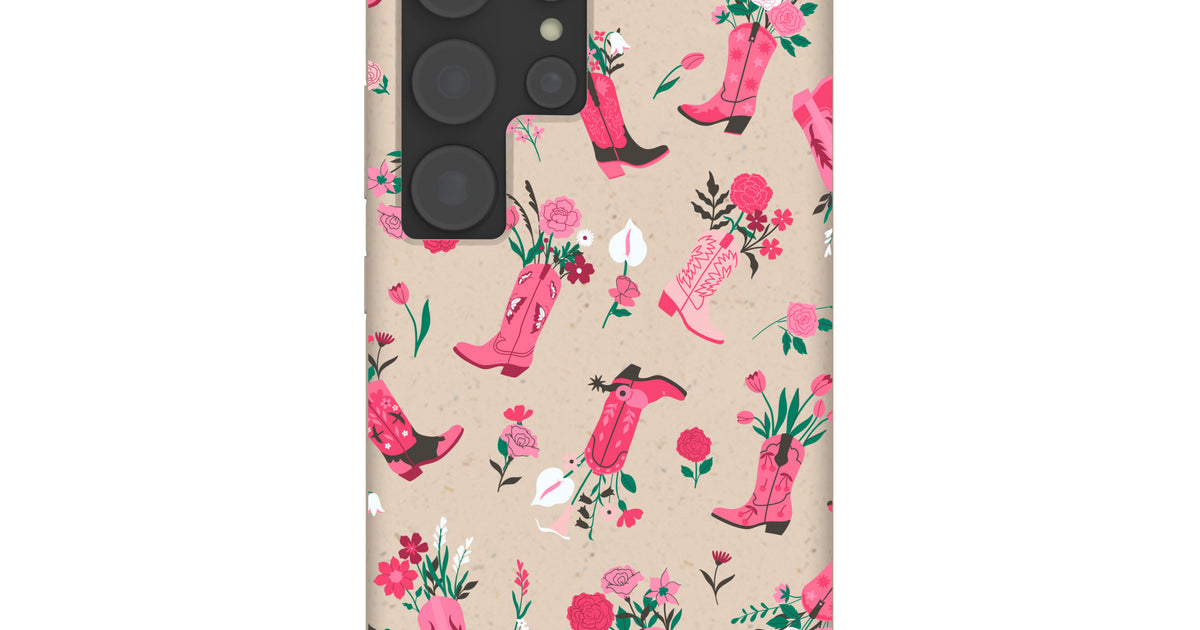 Seashell Boots N Flowers Samsung Galaxy S24 Ultra Case – Pela Case