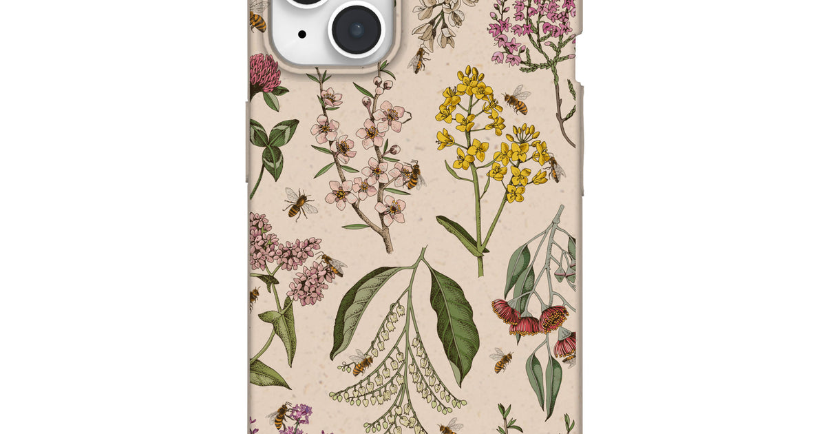 Seashell Nectar and Pollen iPhone 15 Plus Case – Pela Case