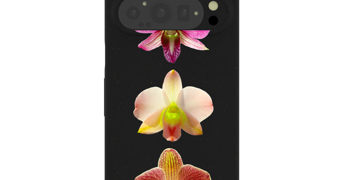 Black Orchids Google Pixel 9/9 Pro Case – Pela Case