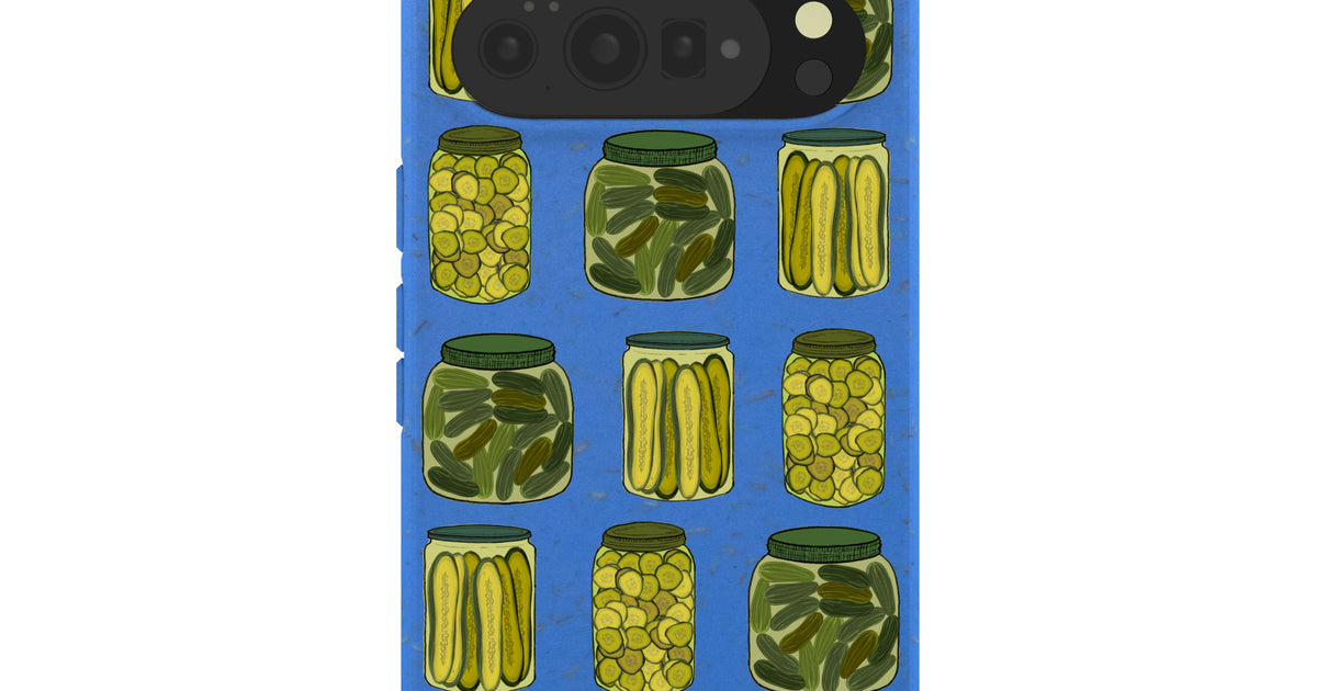 Electric Blue Pickling Pickles Google Pixel 10 Pro XL Case – Pela Case