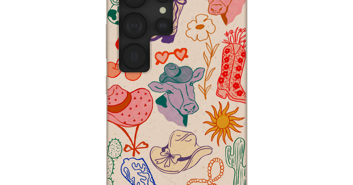 Seashell Retro Rodeo Samsung Galaxy S25 Ultra Case – Pela Case