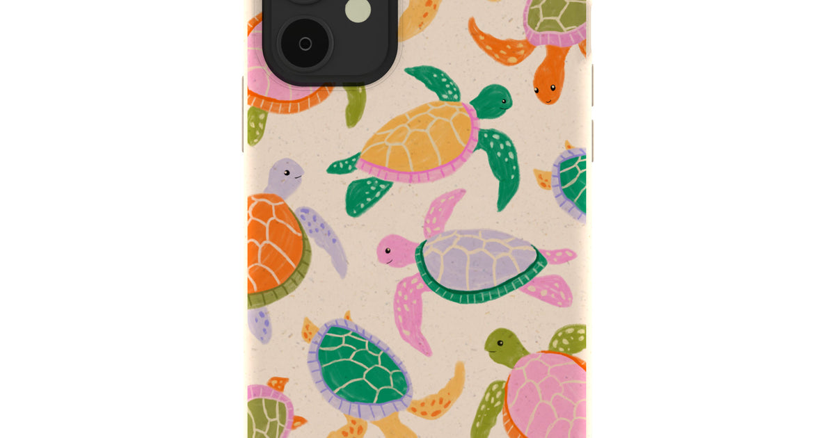 Seashell Sea Turtle Party iPhone 11 Case – Pela Case