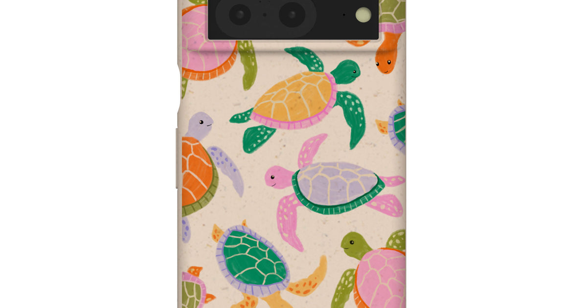 Seashell Sea Turtle Party Google Pixel 8 Case – Pela Case