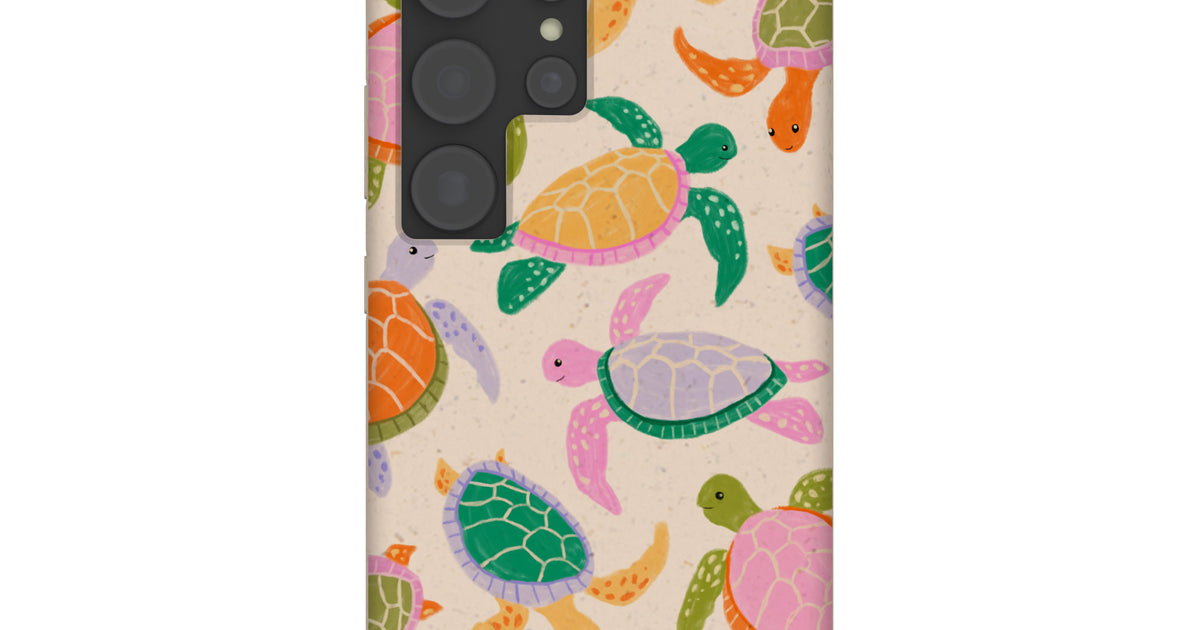 Seashell Sea Turtle Party Samsung Galaxy S24 Ultra Case – Pela Case