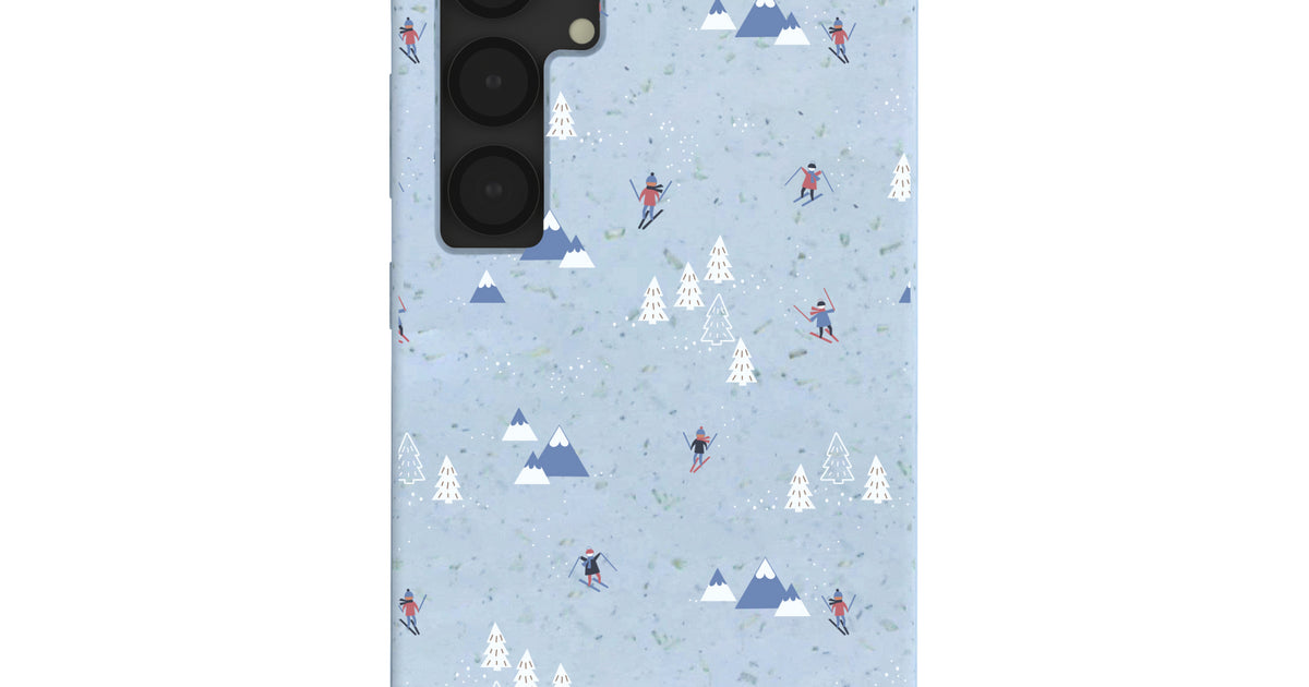 Powder Blue Ski Pass Samsung Galaxy S25+(Plus) Case – Pela Case