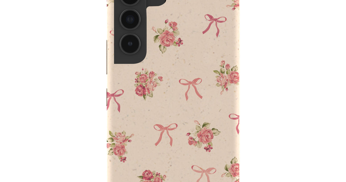 Seashell Roses and Bows Samsung Galaxy S22 Case – Pela Case