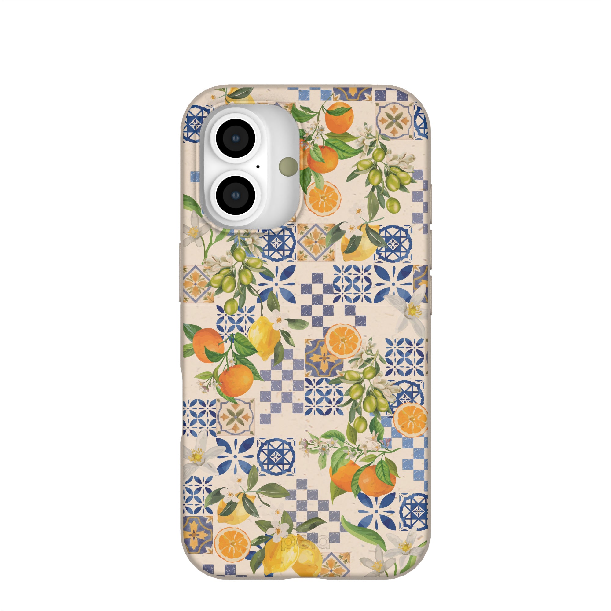Seashell Amalfi Fruits iPhone 16 Case – Pela Case