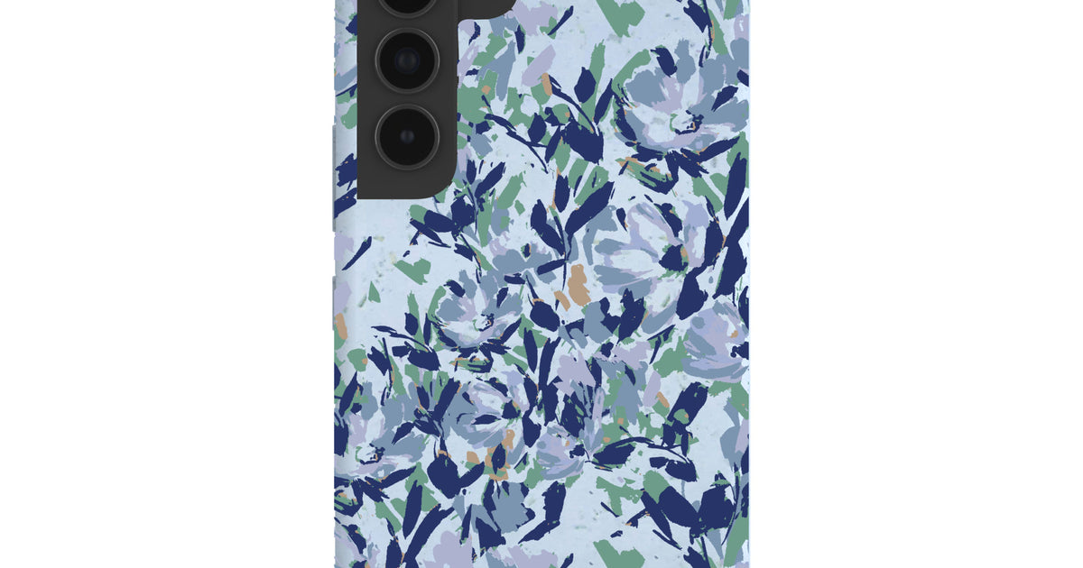 Powder Blue Blue Blooms Samsung Galaxy S22 Case – Pela Case