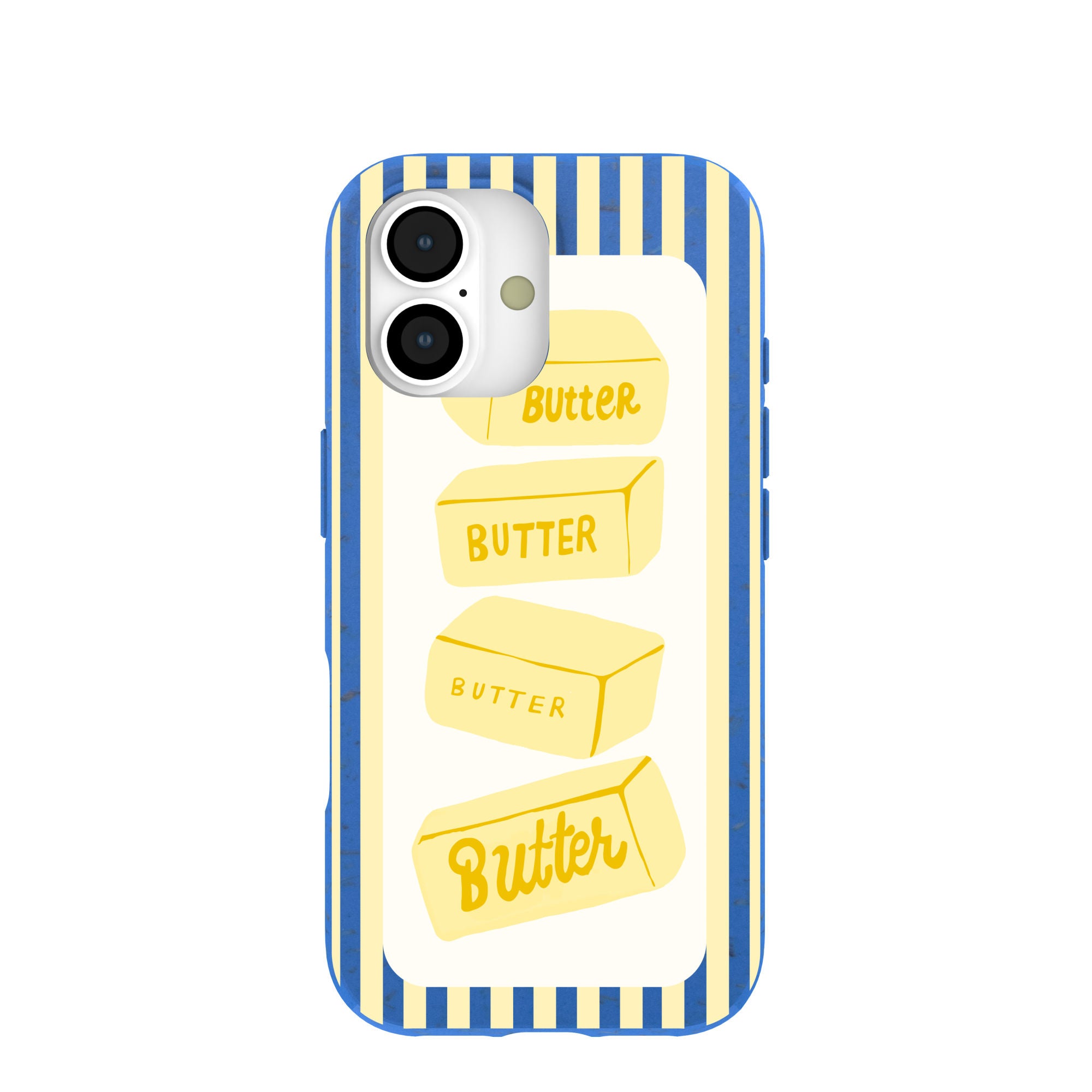 Electric Blue Butter Bars iPhone 17 Case – Pela Case