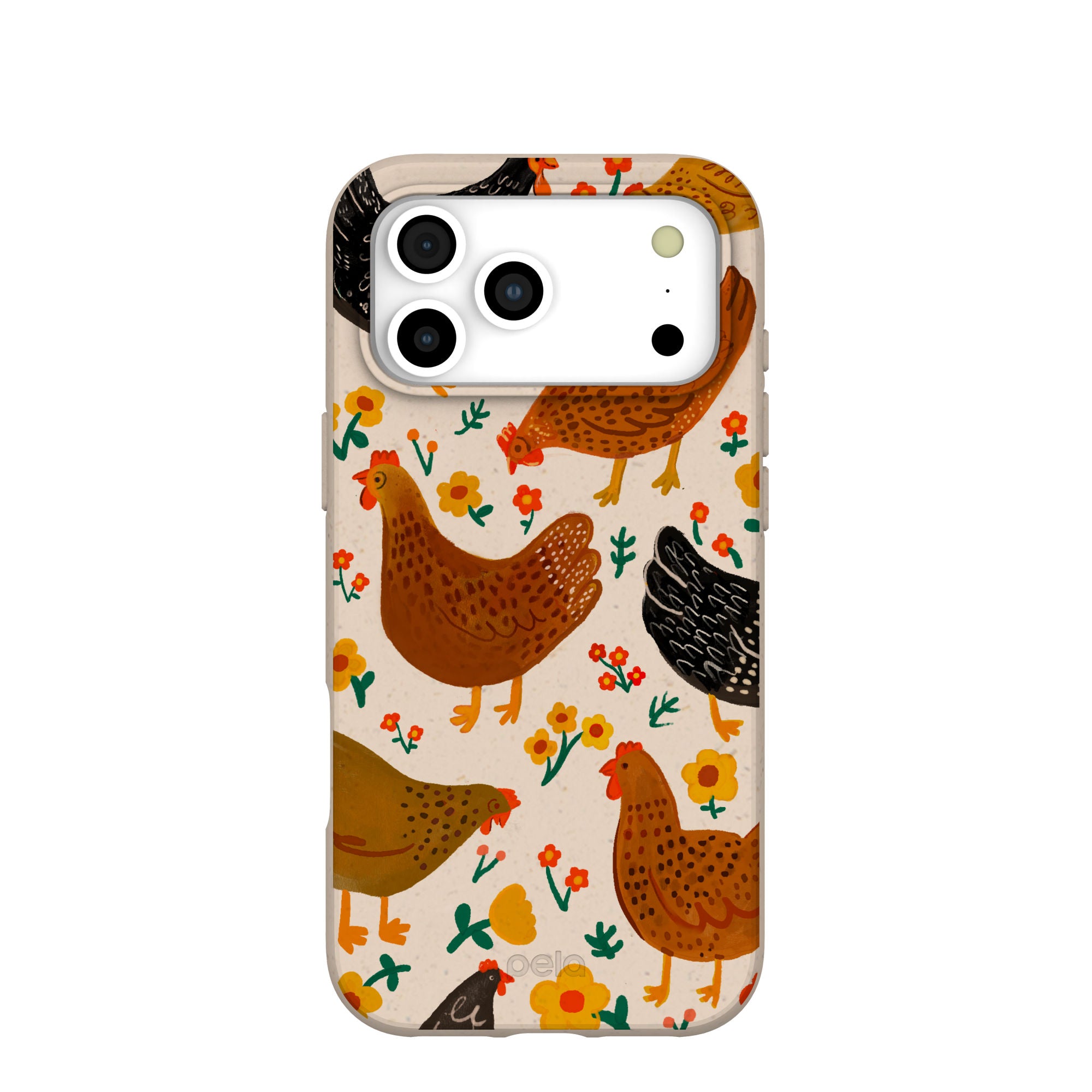 Seashell Chicken Garden iPhone 17 Pro Max Case – Pela Case