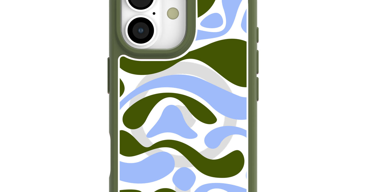 Clear Curve And Flow iPhone 17 Case With Forest Floor Ridge (MagSafe i ...