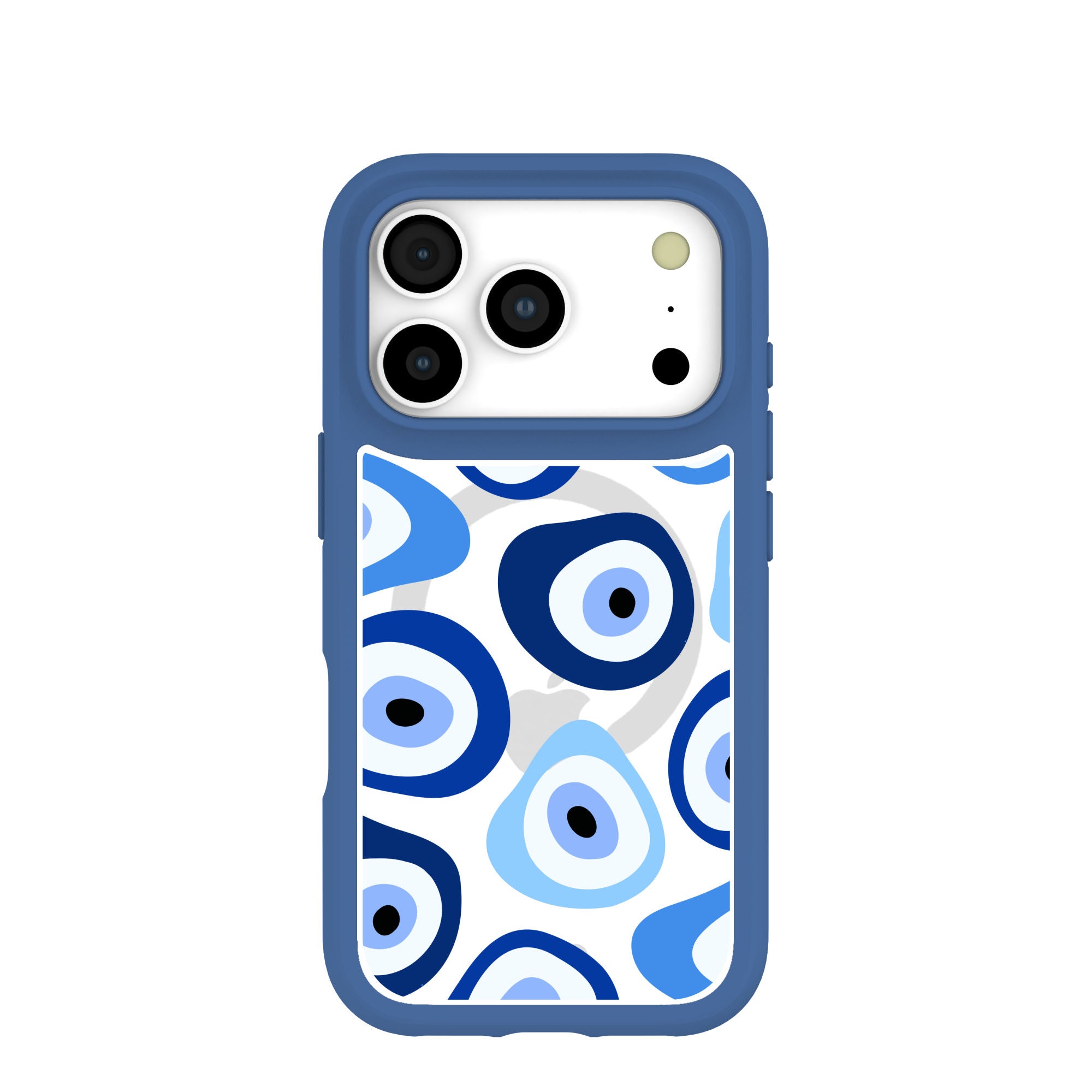 Clear Evil Eye iPhone 17 Pro Case With True Blue Ridge (MagSafe includ ...