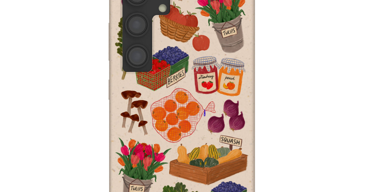 Seashell Farm Market Samsung Galaxy S24 Case – Pela Case