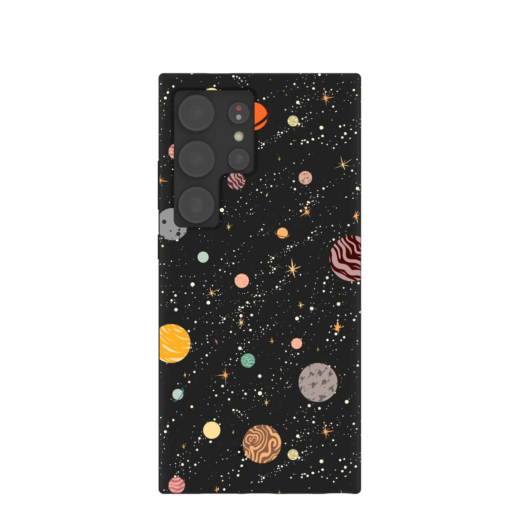 Black Galactic Glow Samsung Galaxy S24 Ultra Case – Pela Case