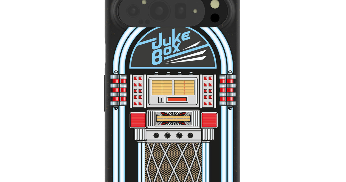 Black Jukebox Google Pixel 9 Pro XL Case – Pela Case