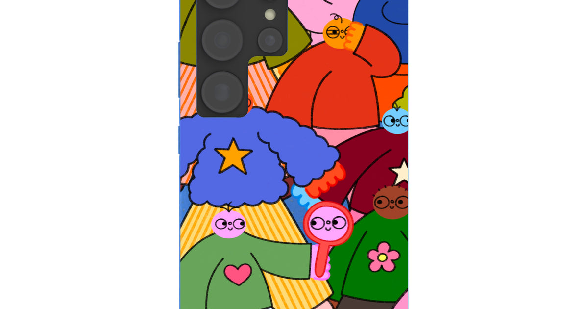 Electric Blue Pals Samsung Galaxy S24 Ultra Case – Pela Case