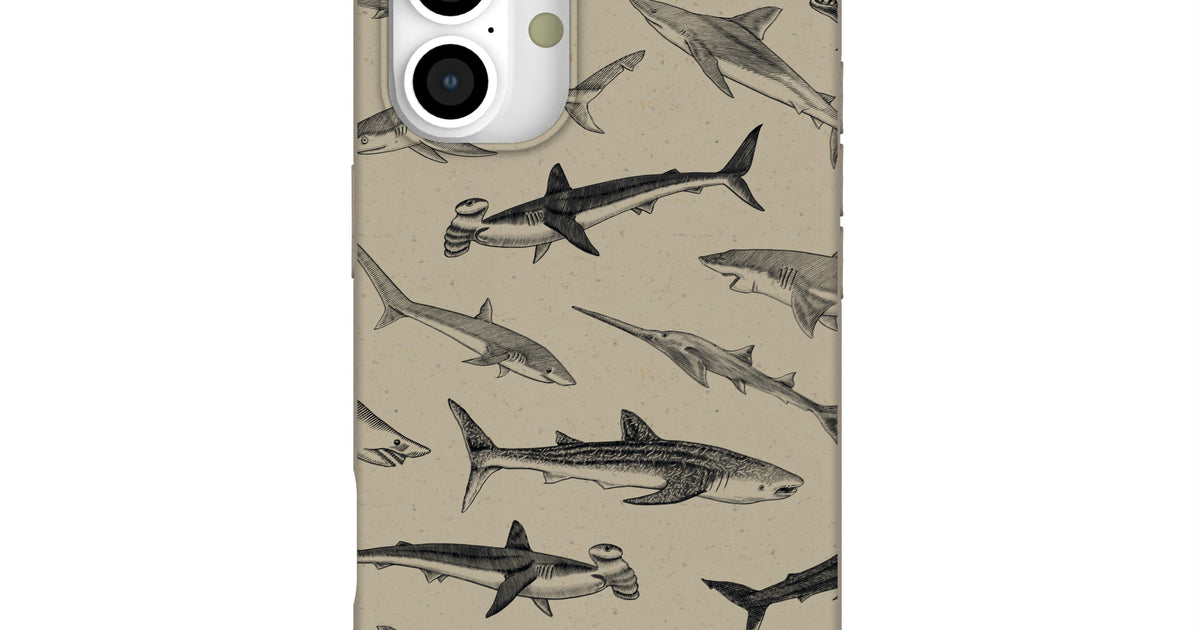 London Fog Shark World iPhone 16 Plus Case – Pela Case
