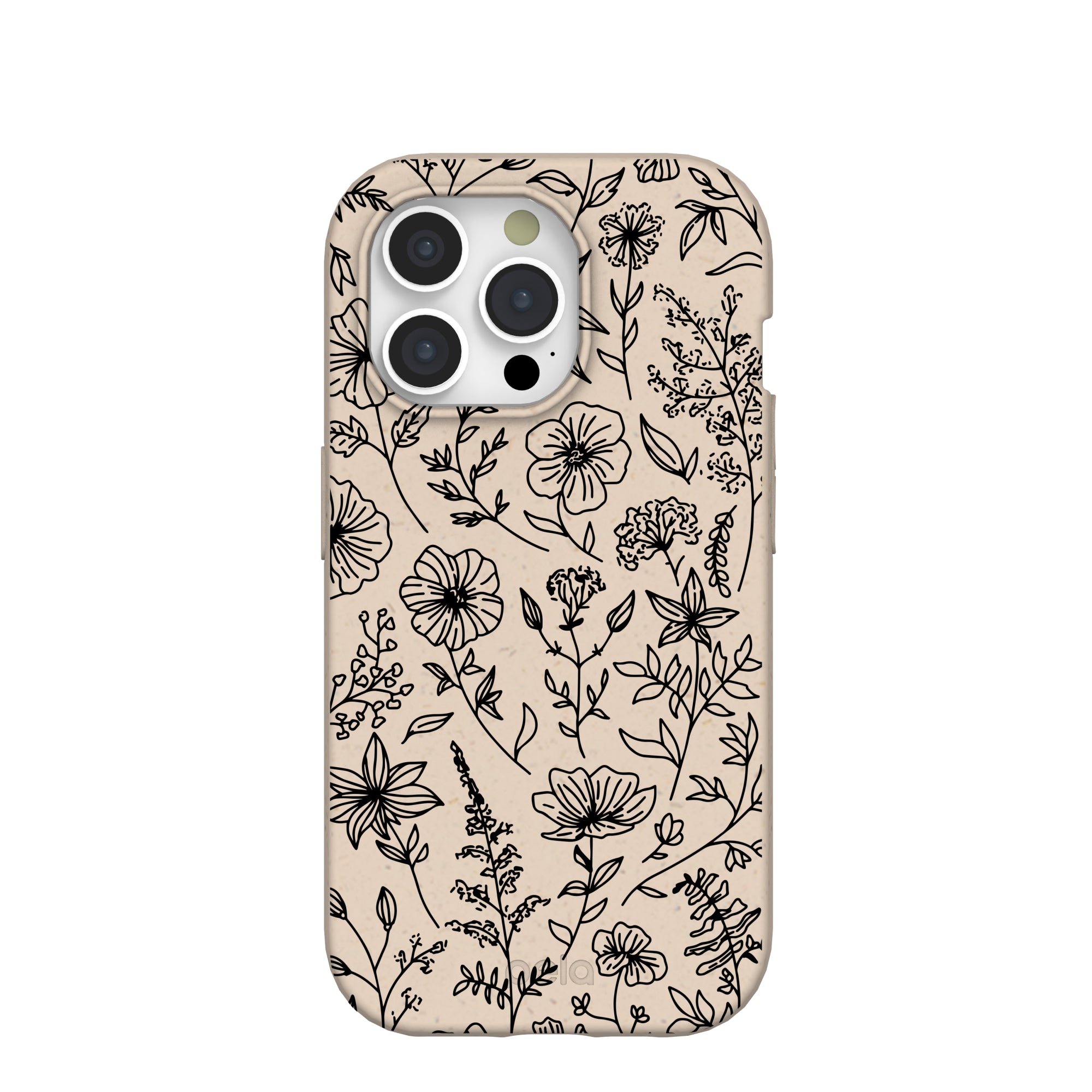 Seashell Wild Flower iPhone 15 Pro Case – Pela Case
