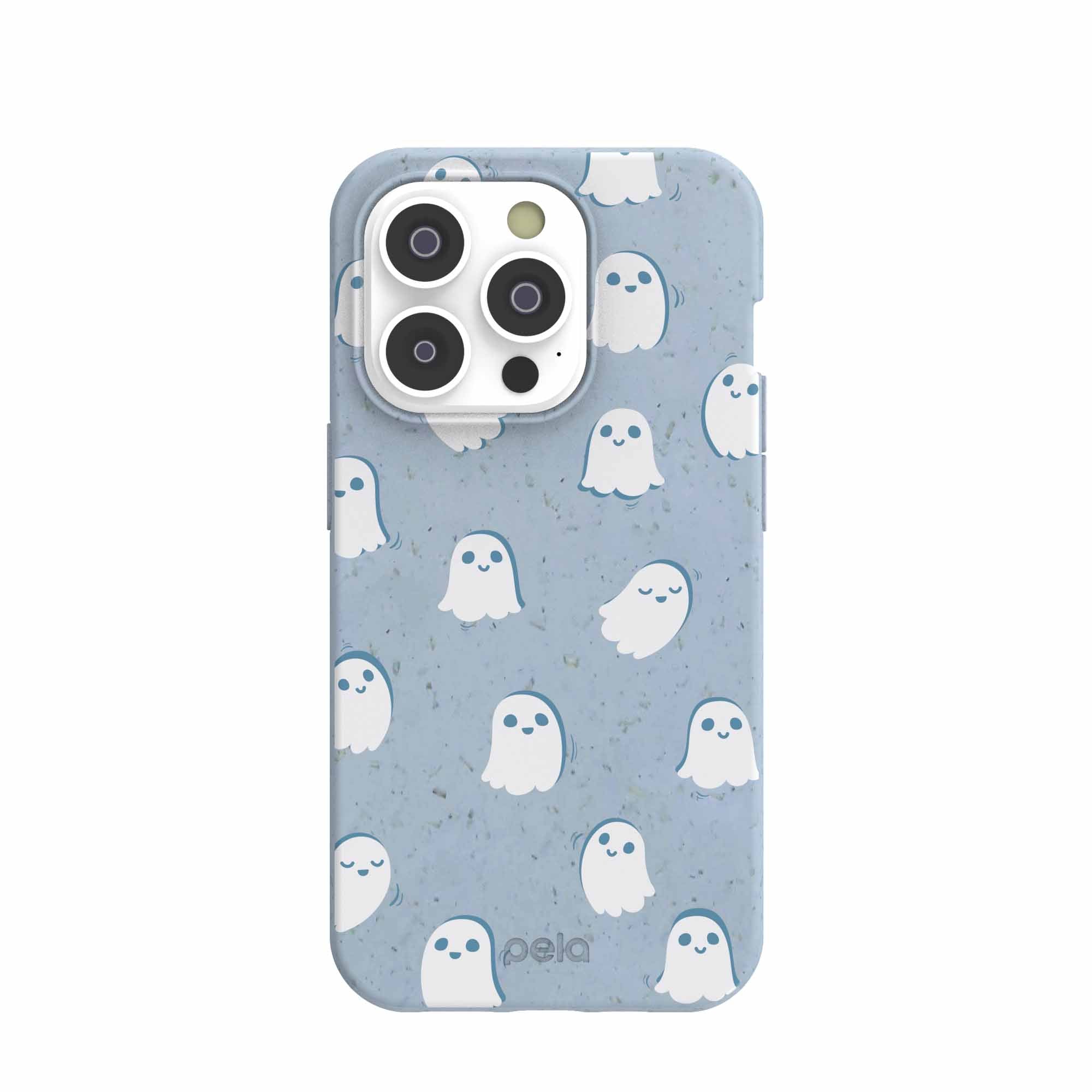 Powder Blue Ghostly iPhone 14 Pro Case – Pela Case