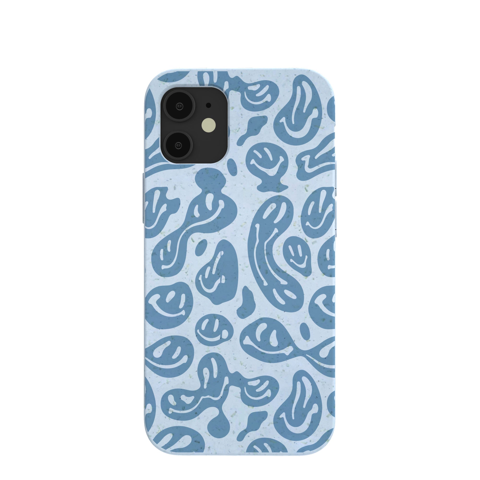 Powder Blue Melting Faces iPhone 12 Mini Case – Pela Case