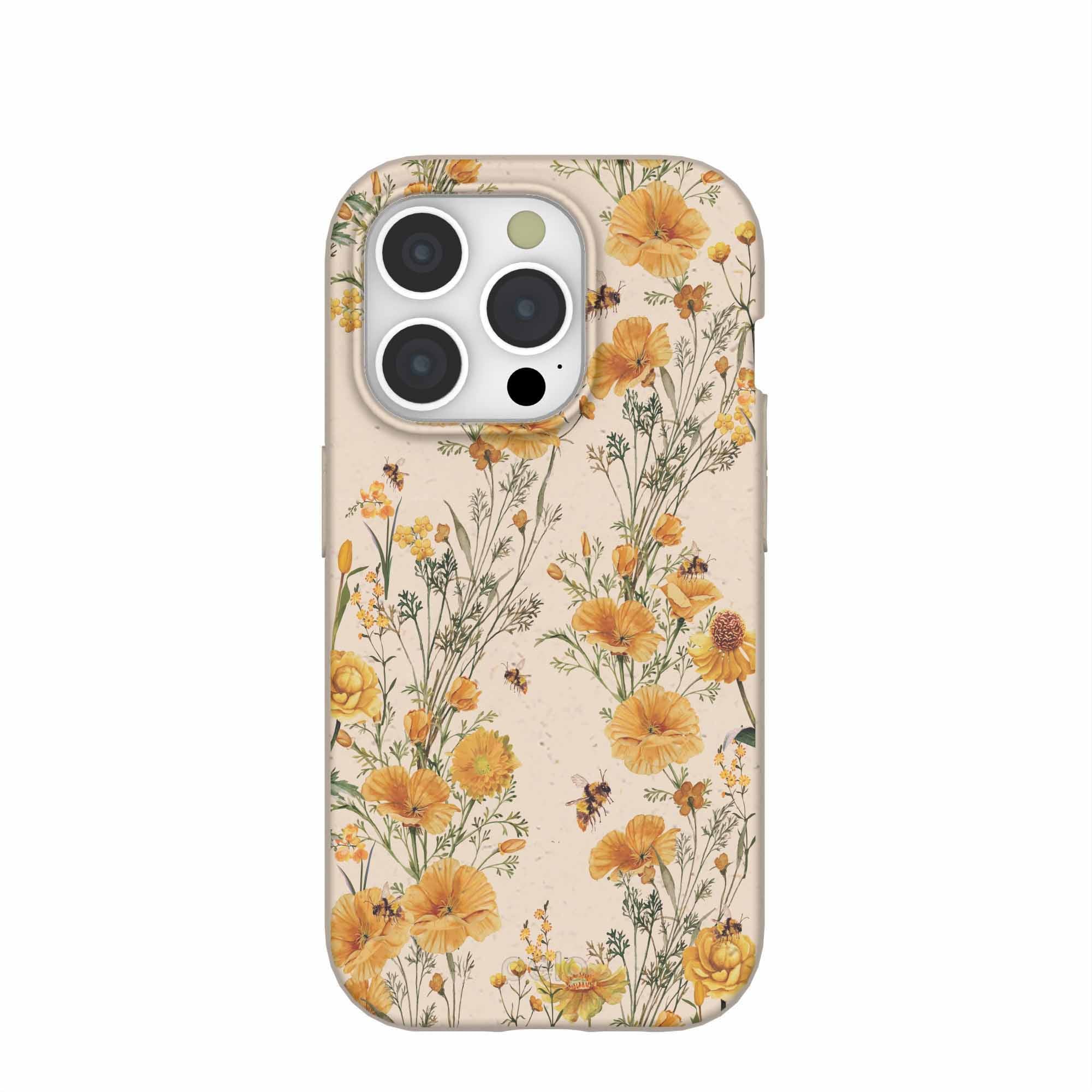 Seashell Vintage Bee iPhone 15 Pro Case – Pela Case