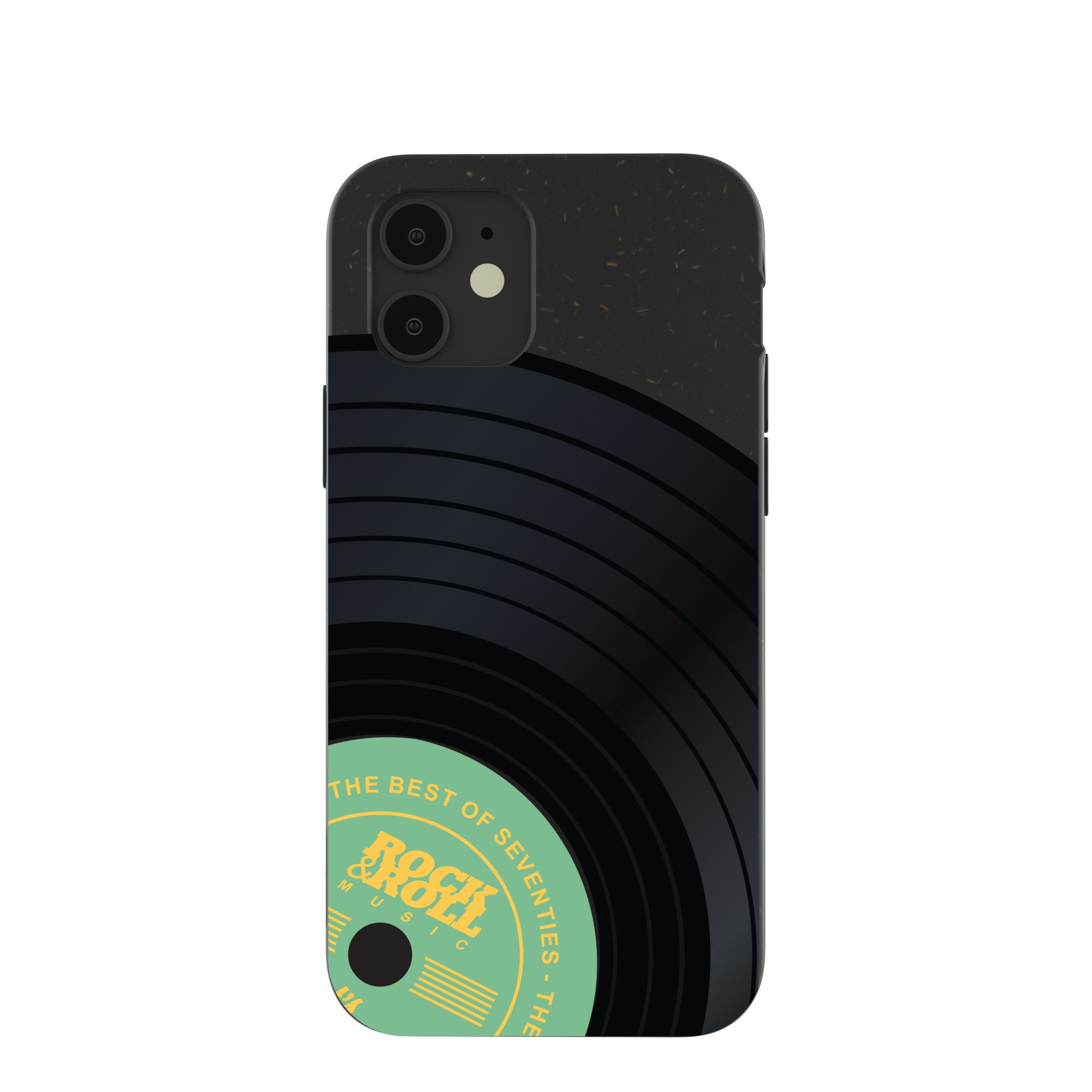 Black Vinyl Vibes iPhone 12/ iPhone 12 Pro Case – Pela Case