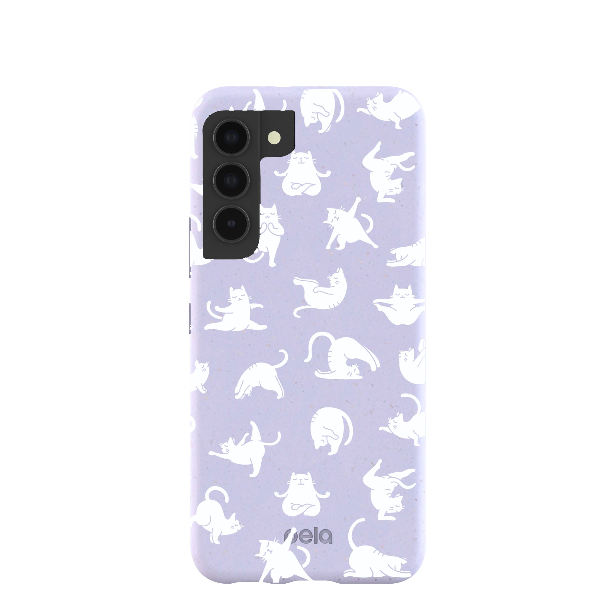 Lavender Yoga Cat Samsung Galaxy S22 Case – Pela Case